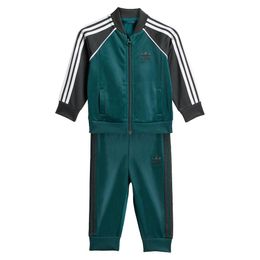 adidas originals Jogginganzug 'Adicolor' Jungen Größe 62 smaragd / schwarz / weiß