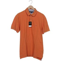 Tommy Hilfiger Poloshirt Herren Größe L Second Hand orange