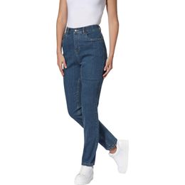 CR&Eacute;ATION L Damen Jeans mit Dehnbund blue-stone-washed Gr&ouml;&szlig;e 36