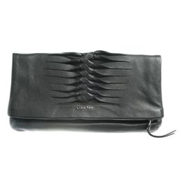 Calvin Klein Clutch Damen Gr&ouml;&szlig;e One Size Second Hand schwarz