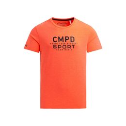 CAMP DAVID T-Shirt Herren Gr&ouml;&szlig;e XXXL orange / schwarz