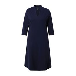 Ulla Popken Midikleid Damen Gr&ouml;&szlig;e 42/44 marine / dunkelblau Winterkleid