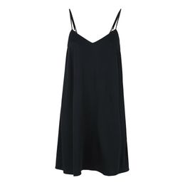 Les Lunes Mittellanges Neglig&eacute; 'BLOOM Sleep Dress shiny' Damen Gr&ouml;&szlig;e 44 schwarz