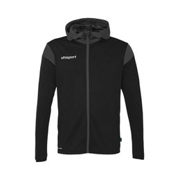 Uhlsport Athletic Zip-Up Hoodie ' Squad 27 Track' male Black size L