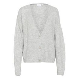 Saint Tropez Strickjacke 'Haya' Damen Gr&ouml;&szlig;e XXL grau