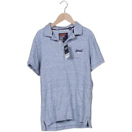 Superdry Poloshirt Herren Größe L Second Hand hellblau