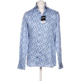 OLYMP Hemd Herren Größe M Second Hand blau