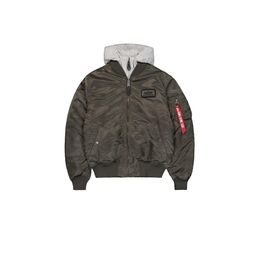 Alpha Industries Übergangsjacke 'MA-1 D-Tec' Herren Größe XL grau