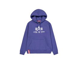 Alpha Industries Sweatshirt 'Basic Logo' Herren Gr&ouml;&szlig;e XXL dunkellila