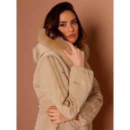CREATION L PREMIUM Wit Damen Daunenjacke mit 90% Daunen und 10% Federn, camel, Größe 40