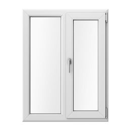 Doppelfl&uuml;gelfenster, Kunststoff, aluplast IDEAL 4000, Wei&szlig;, 900 x 1200 mm, Dreh-Kipp, individuell konfigurieren