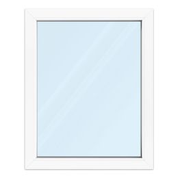 Fenster 80 x 100 cm, Kunststoff, K&ouml;mmerling 70 AD, Wei&szlig;, 800 x 1000 mm, festverglast, individuell online konfigurieren
