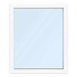 Fenster 100x120 cm, Kunststoff Profil aluplast IDEAL&reg; 4000, Wei&szlig;, 1000x1200 mm, einteilig festverglast, 2-fach Verglasung, individuell konfigurieren