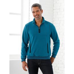WITT Herren Fleece-Shirt, topas, Gr&ouml;&szlig;e 56/58