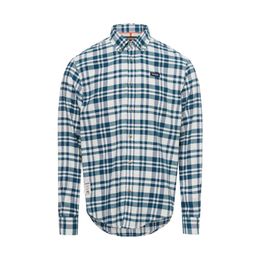 Napapijri Button Up Shirt 'G-TREKKING' male Blue size XXL