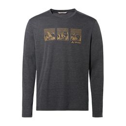 Vaude Funktionsshirt 'Rosemoor' Herren Gr&ouml;&szlig;e S champagner / anthrazit