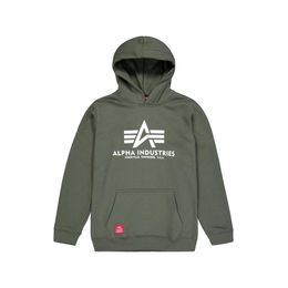 Alpha Industries Sweatshirt 'Basic' Jungen Größe 164 oliv
