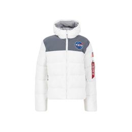 Alpha Industries Jacke 'HP NASA' Herren Gr&ouml;&szlig;e XL enzian / dunkelgrau / blutrot / wei&szlig;