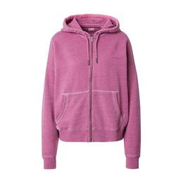 Superdry Sweatjacke 'Essential' Damen Größe S pinkmeliert