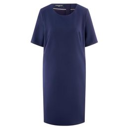 Fadenmeister Berlin - Kleid mit Rundhals-Ausschnitt, blau, Gr. 44 / L