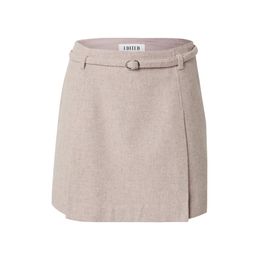 EDITED Rock aus Wollmix 'Lexa' Damen Gr&ouml;&szlig;e 38 taupe / pink