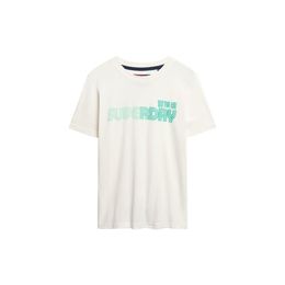 Superdry T-Shirt Damen Größe M jade / hellgrün / weiß