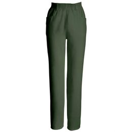 WITT Damen Schlupfhose aus Baumwolle, pflegeleicht, oliv, Gr&ouml;&szlig;e 27