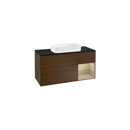 Villeroy & Boch V&B Waschtischunterschrank Finion 120cm, Pl bla m, Reg re Oa ven, wal ven ; Villeroy & Boch (F302PCGN)