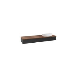 Villeroy & Boch V&B Waschtischunterschrank ohne Frontstruktur Antao 160x50cm, WBP-farbe w. wal, bla m Lac ; Villeroy & Boch (K16012PD)