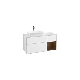 Villeroy & Boch V&B Waschtischunterschrank Finion 120cm, Pl w m, Reg wal ven, glo wh. Lac ; Villeroy & Boch (F811GNGF)