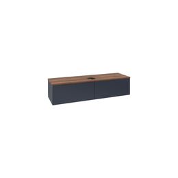 Villeroy & Boch V&B Waschtischunterschrank ohne Frontstruktur -Beleuchtung Antao 160x50cm, WBP-farbe w. wal, md bl. m Lac ; Villeroy & Boch (L36012HG)
