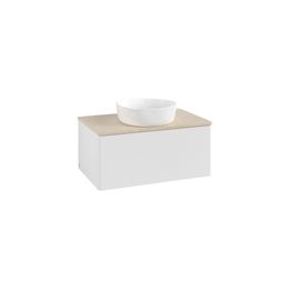 Villeroy & Boch V&B Waschtischunterschrank mit Frontstruktur Antao 80x36x50cm, WBP botti., glo wh. Lac ; Villeroy & Boch (K30113GF)