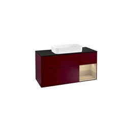 Villeroy & Boch V&B Waschtischunterschrank Finion 120cm, Pl bla m, Reg re Oa ven, Peo m ; Villeroy & Boch (F302PCHB)