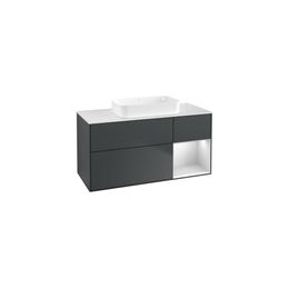 Villeroy & Boch V&B Waschtischunterschrank Finion 120x60 cm, Rg re wh. m Lac, md bl. m Lac ; Villeroy & Boch (F711MTHG)