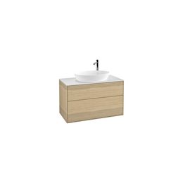 Villeroy & Boch V&B Waschtischunterschrank Finion 100x60,3cm, Abd.-Pl. wh. m, Oak Veneer ; Villeroy & Boch (F88100PC)
