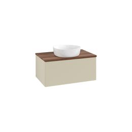 Villeroy & Boch V&B Waschtischunterschrank mit Frontstruktur Antao 80x36x50cm, WBP w. wal, si Gr m Lac ; Villeroy & Boch (K30112HJ)