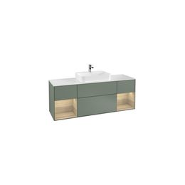 Villeroy & Boch V&B Waschtischunterschrank Finion 160x60, Pl wh. m, Reg Oa ven, Oli. m Lac ; Villeroy & Boch (F451PCGM)