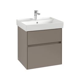 Villeroy & Boch V&B Waschtischunterschrank Collaro 55,4x54,6x44,4cm, WT mit, volcano black ; Villeroy & Boch (C00800VL)