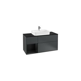 Villeroy & Boch V&B Waschtischunterschrank Wandbeleuchtung Finion 120cm, Pl b m, Rg l b m La, md bl. m Lac ; Villeroy & Boch (G412PDHG)
