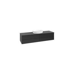 Villeroy & Boch V&B Waschtischunterschrank ohne Frontstruktur Antao 160x50cm, WBP-farbe Lac, bla m lacquer ; Villeroy & Boch (K25010PD)