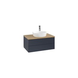 Villeroy & Boch V&B Waschtischunterschrank ohne Frontstruktur -Beleuchtung Antao 80x36x50cm, HL, WBP hon. Oa, md b m Lac ; Villeroy & Boch (L19051HG)