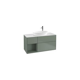Villeroy & Boch V&B Waschtischunterschrank Finion 120cm, Pl w m, Rg Oli. m Lac, Oli. m Lac ; Villeroy & Boch (F941GMGM)