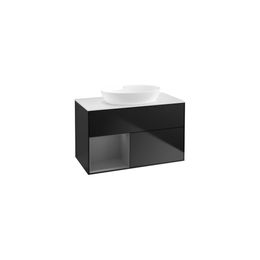 Villeroy & Boch V&B Waschtischunterschrank Wandbeleuchtung Finion 100, Pl w m, Rg A m Lac, bla m Lac ; Villeroy & Boch (GA11GKPD)