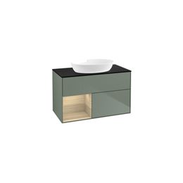 Villeroy & Boch V&B Waschtischunterschrank Finion 100, Pl bla m, Reg Oa ven, Oli. m Lac ; Villeroy & Boch (FA12PCGM)