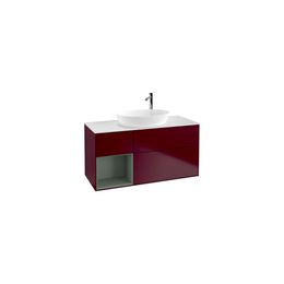 Villeroy & Boch V&B Waschtischunterschrank Finion 120cm, Pl wh. m, Reg Oli. m Lac, Peo m ; Villeroy & Boch (F941GMHB)