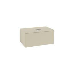 Villeroy & Boch V&B Waschtischunterschrank mit Frontstruktur -Beleuchtung Antao 80x36x50cm, WBP-farbe Lac, si Gr m Lac ; Villeroy & Boch (L30110HJ)
