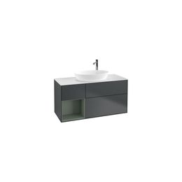 Villeroy & Boch V&B Waschtischunterschrank Finion 120cm, Pl w m, Rg Ol m Lac, md bl. m Lac ; Villeroy & Boch (F941GMHG)