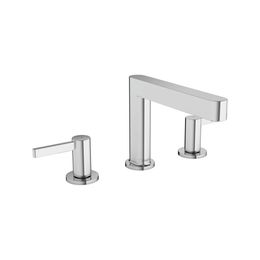 Hansgrohe 3-Loch-Waschtischarmatur 110 Finoris mit Push-Open-Ablaufgarnitur, chrom (76033000)