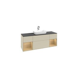 Villeroy & Boch V&B Waschtischunterschrank Finion 160cm, Pl bla m, Reg Oa ven, si Gr m Lac ; Villeroy & Boch (F862PCHJ)