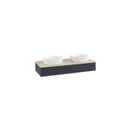 Villeroy & Boch V&B Waschtischunterschrank mit Frontstruktur, mit Beleuchtung Antao 120x19x50cm, WBP botti., md bl. m Lac ; Villeroy & Boch (L13113HG)